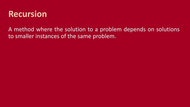 Cmsc 56 Lecture 12 Recursive Definition And Algorithms And Program Correctness Ppt