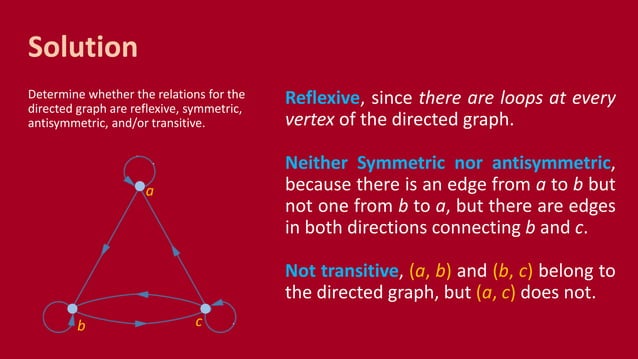 CMSC 56 | Lecture 14: Representing Relations | PPTX