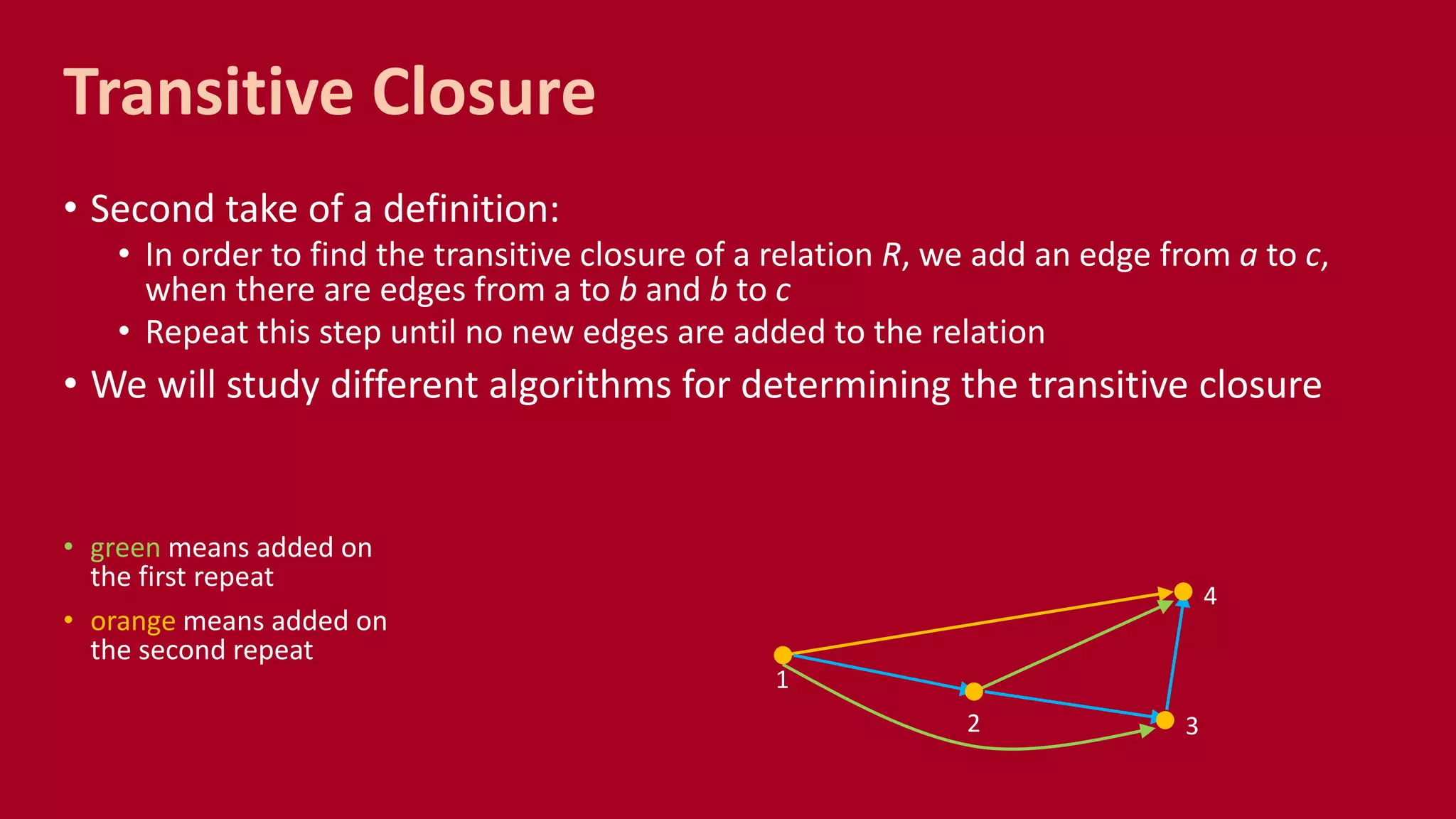 CMSC 56 | Lecture 15: Closures of Relations | PPTX