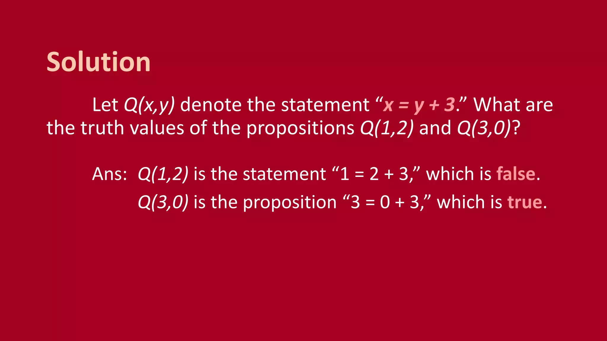 CMSC 56 | Lecture 3: Predicates & Quantifiers | PPTX