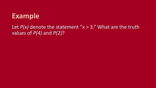 CMSC 56 | Lecture 3: Predicates & Quantifiers | PPTX