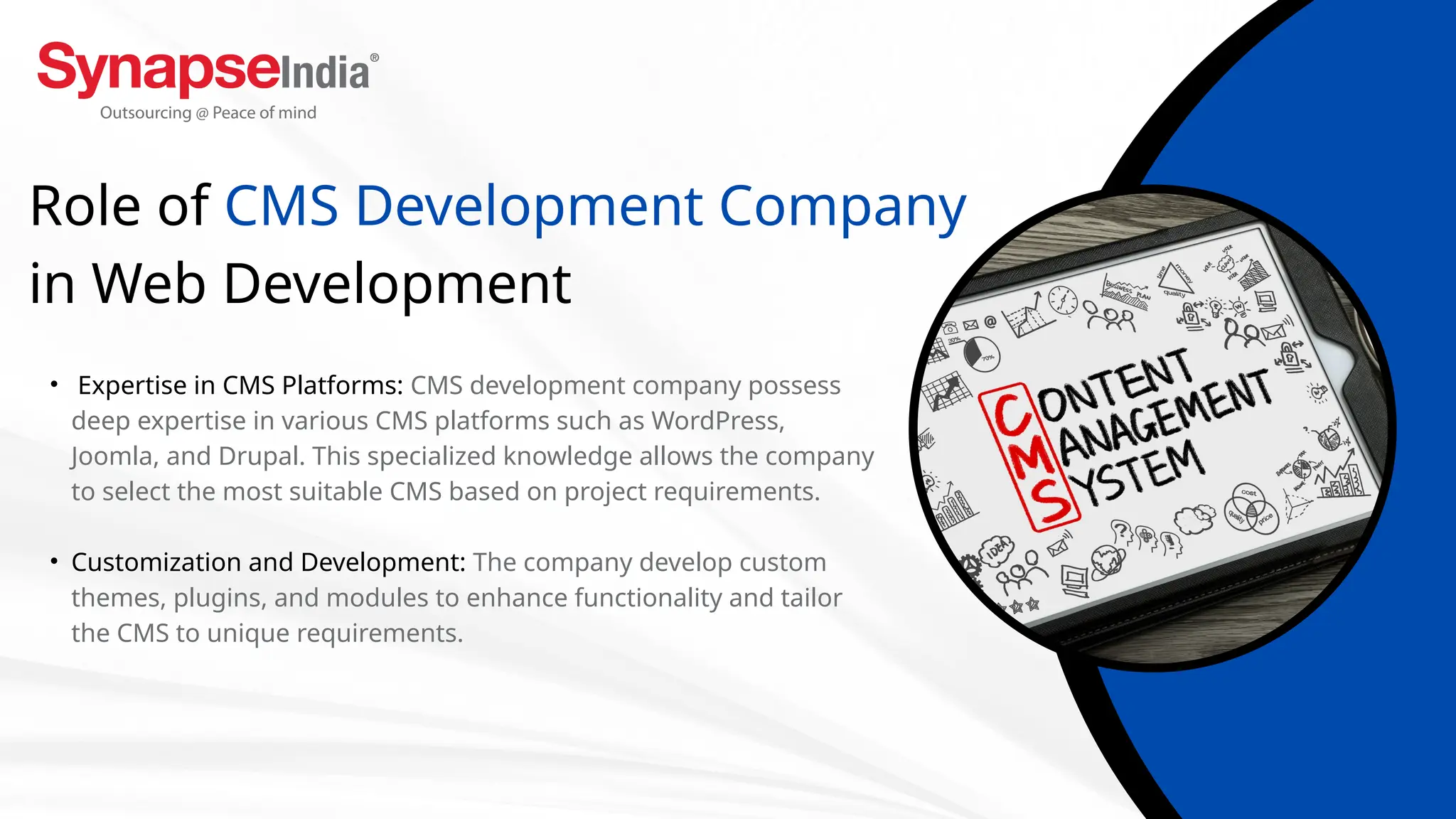 Custom CMS Development Company for Enhanced User Experience | PPT