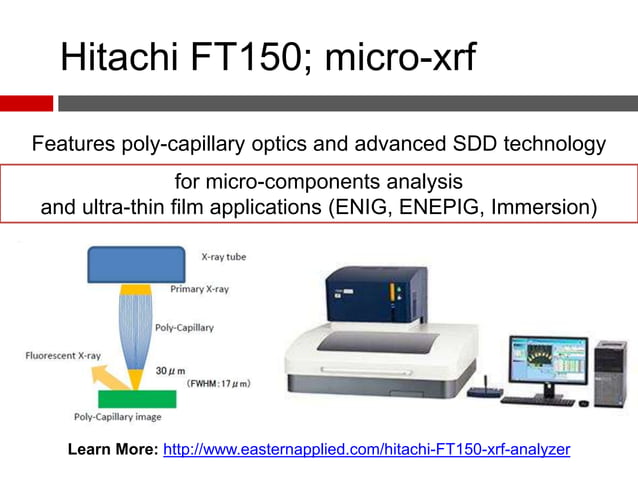 Hitachi XRF for Electronics Quality Control | PPT
