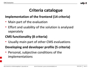 Cms evaluation | PPT