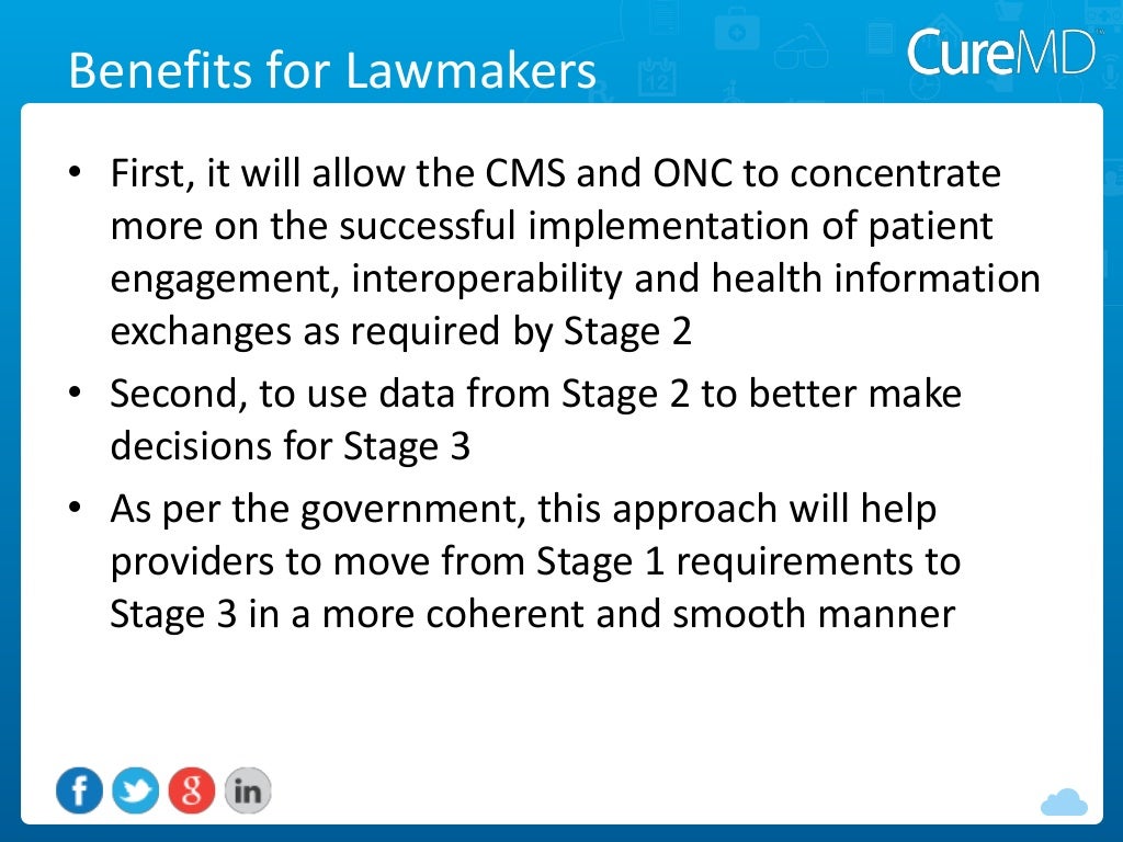 CMS extends Meaningful Use Stage 2 and 3 deadlines CMS extends Meaningful Use Stage 2 and 3 deadlines