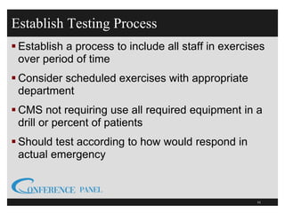 Key Elements of CMS Emergency Preparedness Regulations | PPT