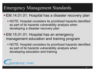 Key Elements of CMS Emergency Preparedness Regulations | PDF