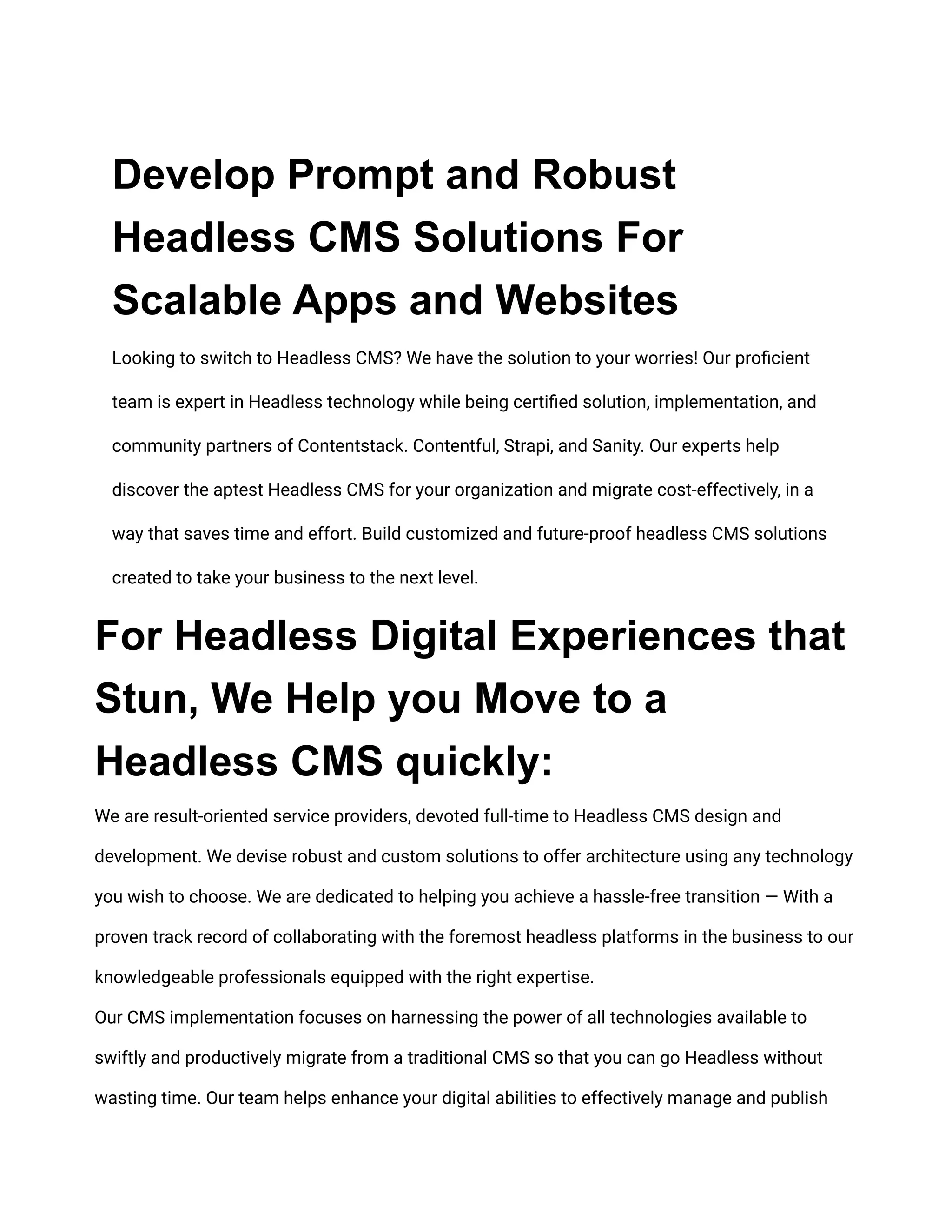 CMS headless | PDF