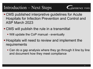 Compliance Requirements under CMS Hospital Improvement FINAL Rules | PPT