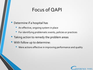 Implementing CMS Hospital QAPI Guidelines for 2024 | PDF