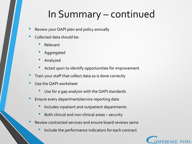 Implementing CMS Hospital QAPI Guidelines for 2024 | PDF | Healthcare ...