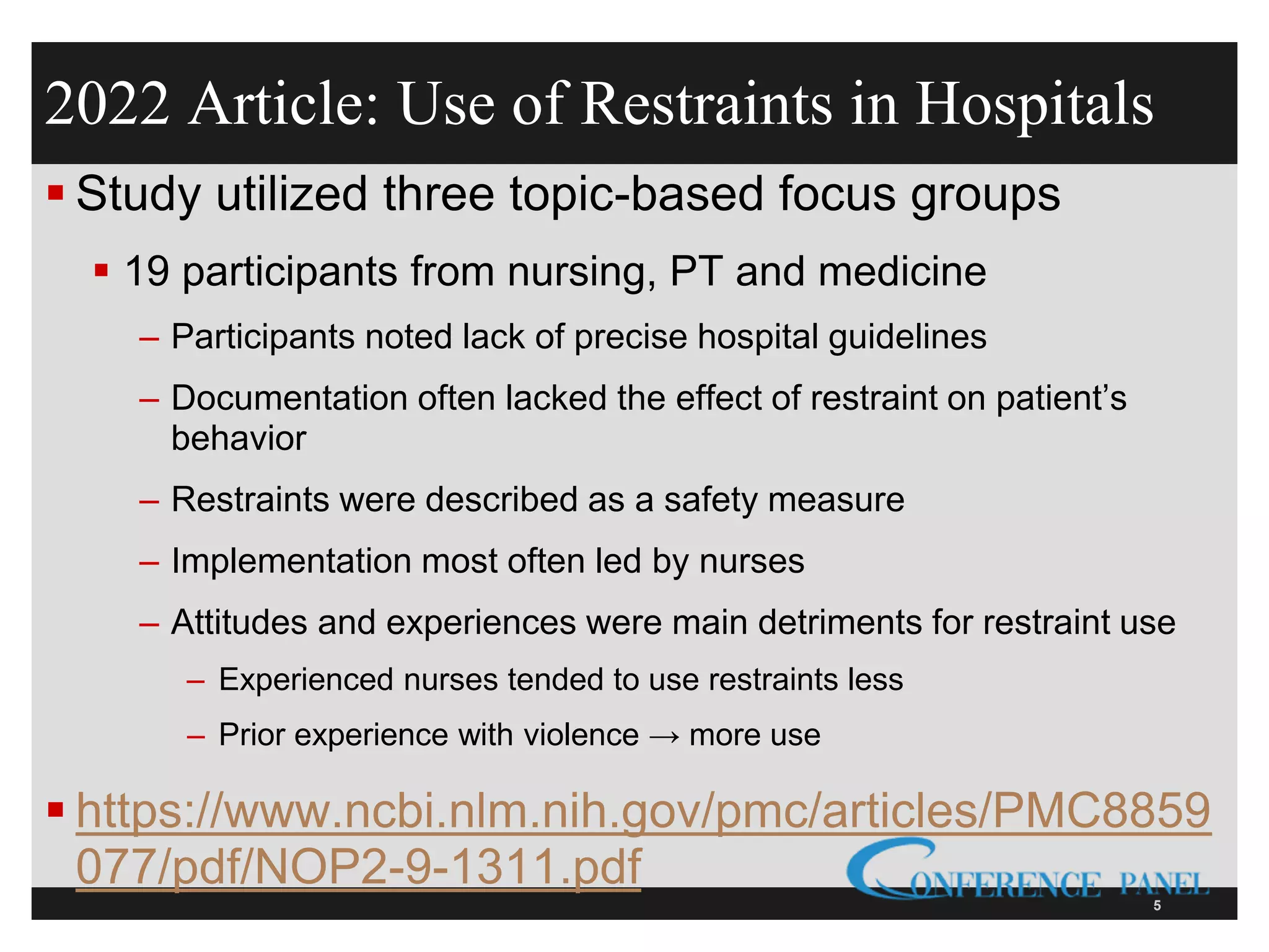New CMS Guidelines: Hospital Restraint and Seclusion in 2023 | PDF