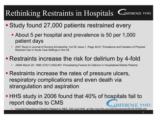 New CMS Guidelines: Hospital Restraint and Seclusion in 2023 | PDF