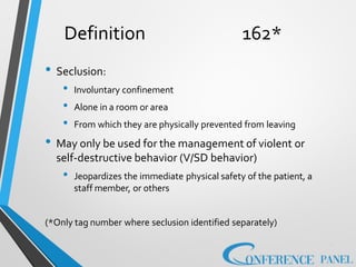 Navigating Most Problematic CMS Standards - Hospital Restraint and ...