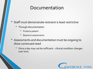 Navigating Most Problematic CMS Standards - Hospital Restraint and ...