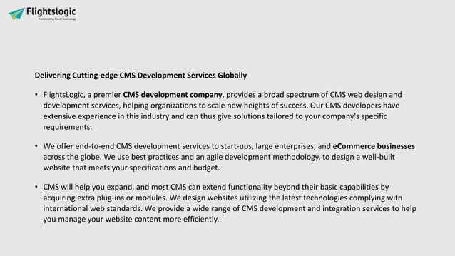 CMS Integration.pptx | Web Development | Internet
