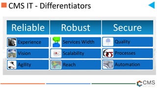 CMS IT Services corporate presentation 26_sep2017 | PPTX | Computer Software and Applications ...