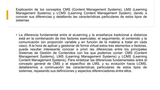 Conoce más sobre CMS, LMS y LCMS | PPTX