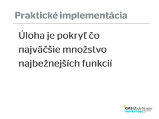 CMS Made Simple workshop | PDF