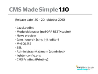 CMS Made Simple workshop | PDF