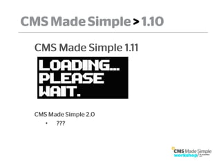 CMS Made Simple workshop | PDF
