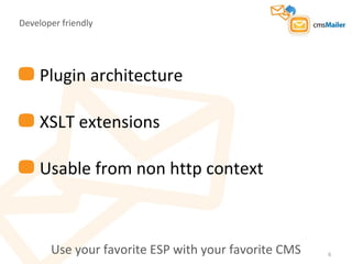 CMS Mailer for Umbraco | PPT | Email | Internet