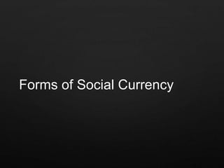 Social Currency | PPT