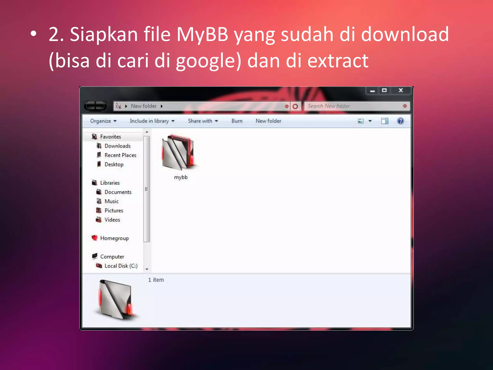 Install Cms MyBB | PPTX