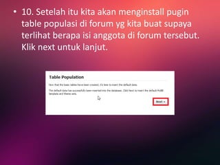 Install Cms MyBB | PPTX