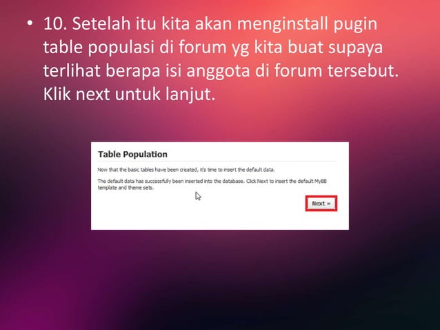 Install Cms MyBB | PPTX