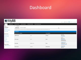 Install Cms MyBB | PPTX