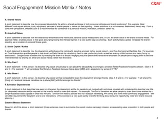 C&M Social Engagement Mission Matrix | PDF