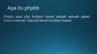 Cms phpbb | PPTX
