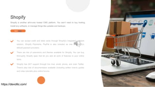 CMS platform for eCommerce - Devollic.pptx