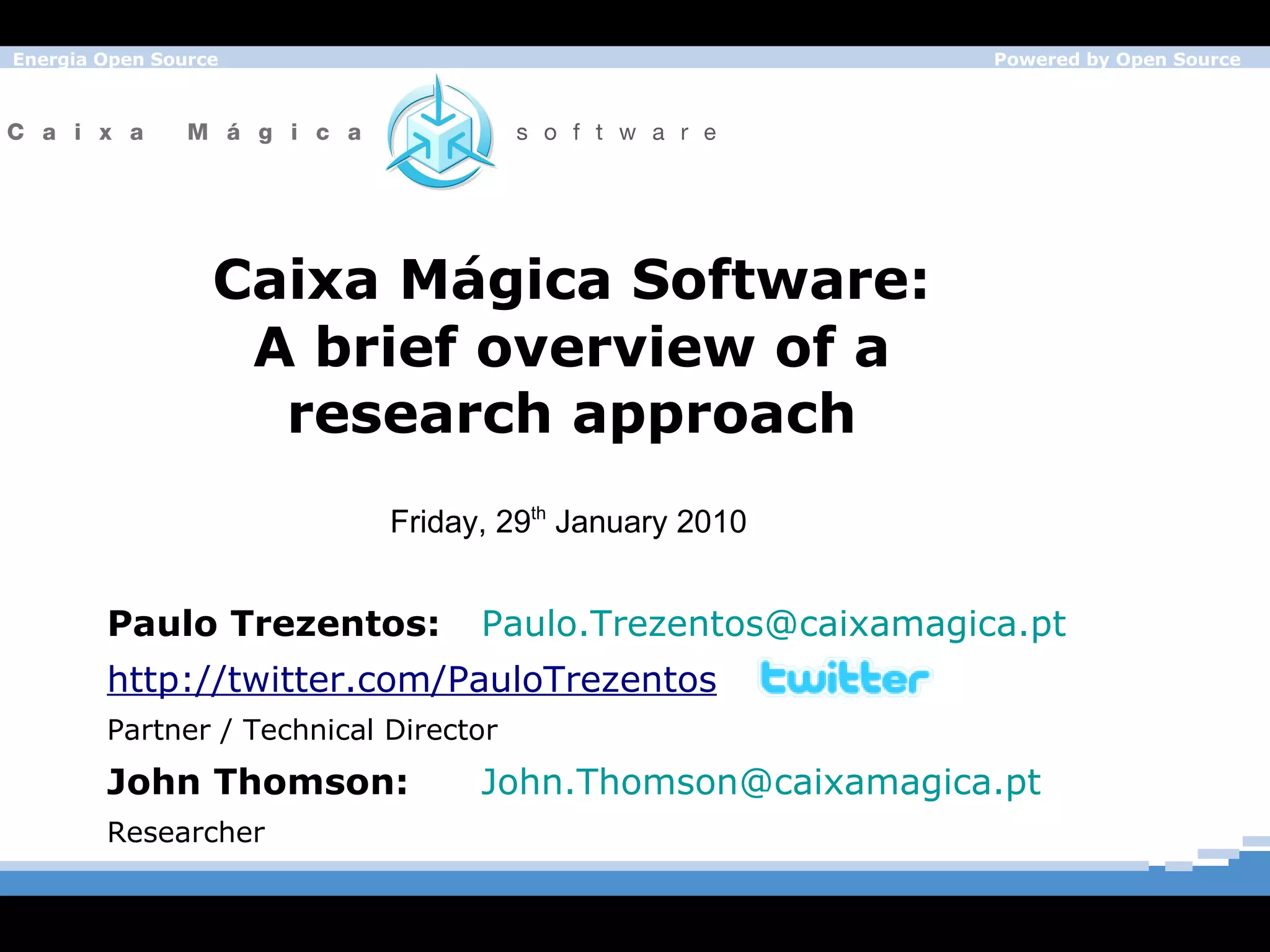 CMS Research Presentation | ODP