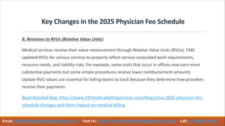 CMS’s 2025 Physician Fee Schedule Changes and Their Impact on Medical ...