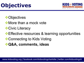 Kids Voting/Civic Learning | PDF