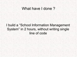 Low code solution ppt | PPT | Web Design and HTML | Internet