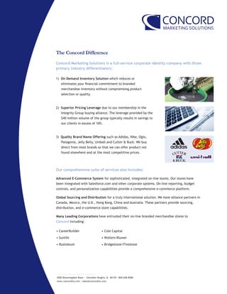 Concord Overview | PDF