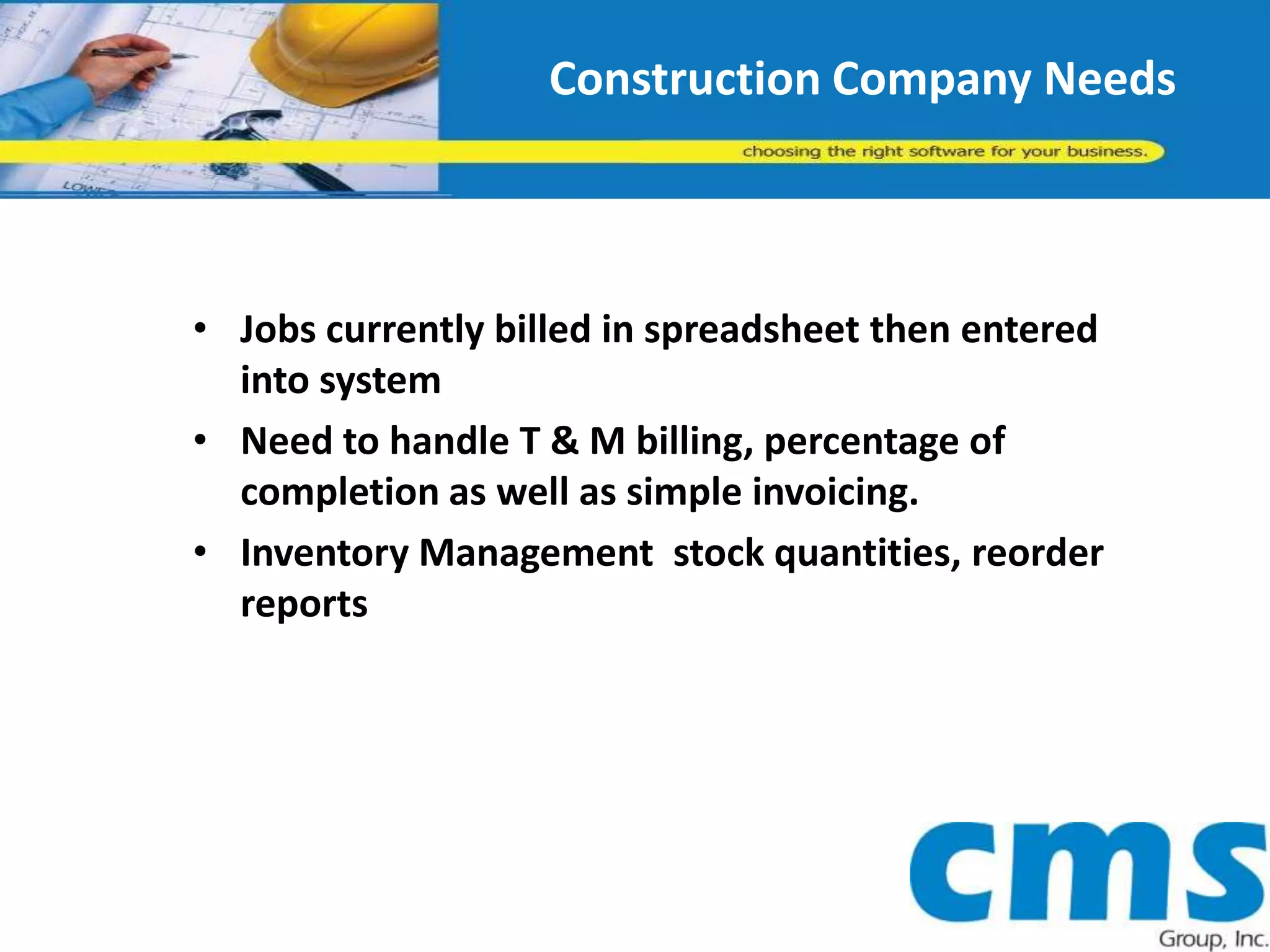 Sage Timberline Office Overview | PPSX