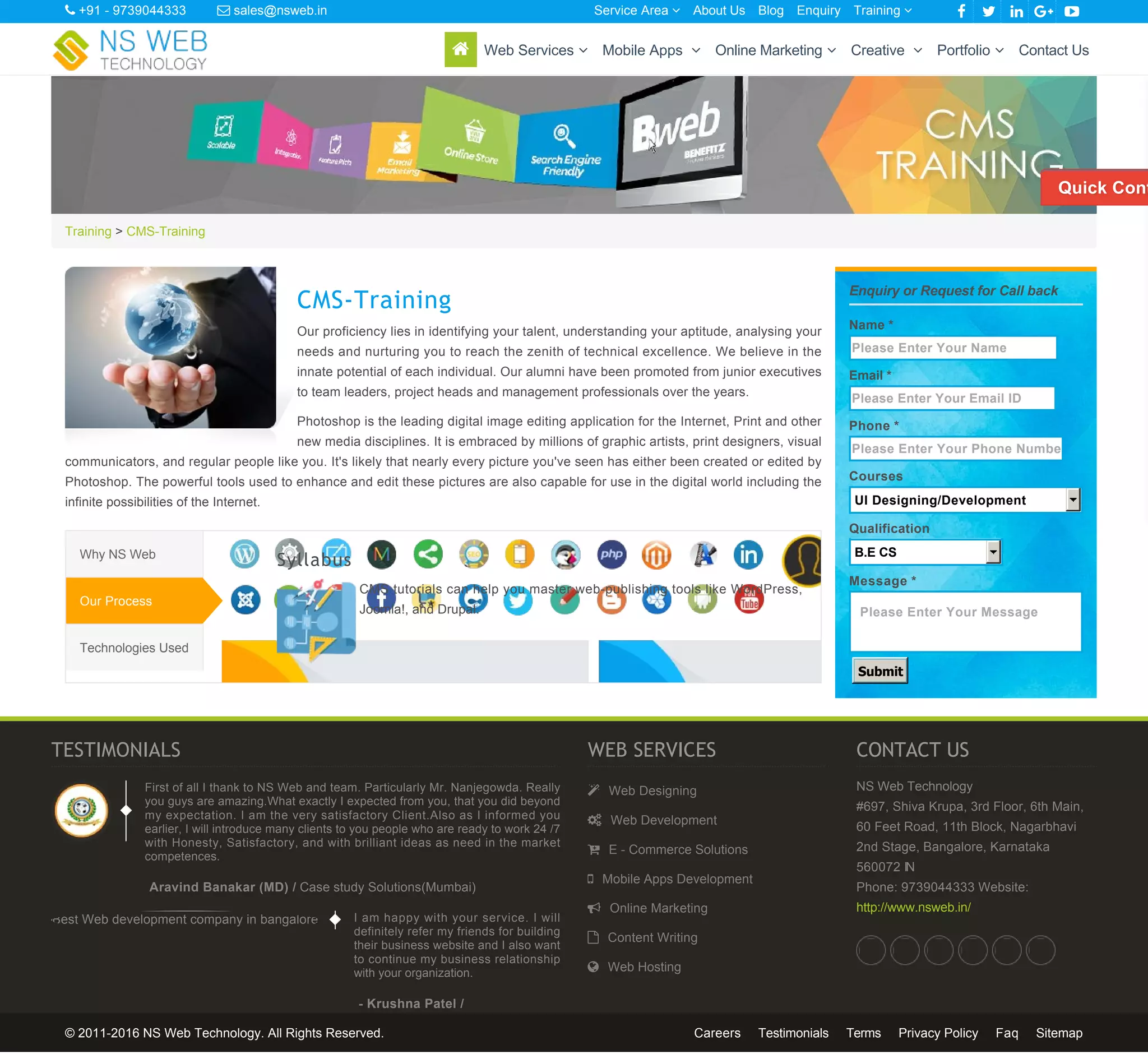 CMS Training, CMS Training company in Bangalore. | PPT