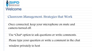 Classroom Management: Strategies that Work | PPTX