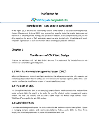 CMS Web Designs | PDF