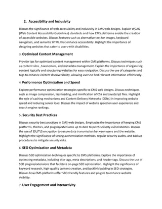 CMS Web Designs | PDF