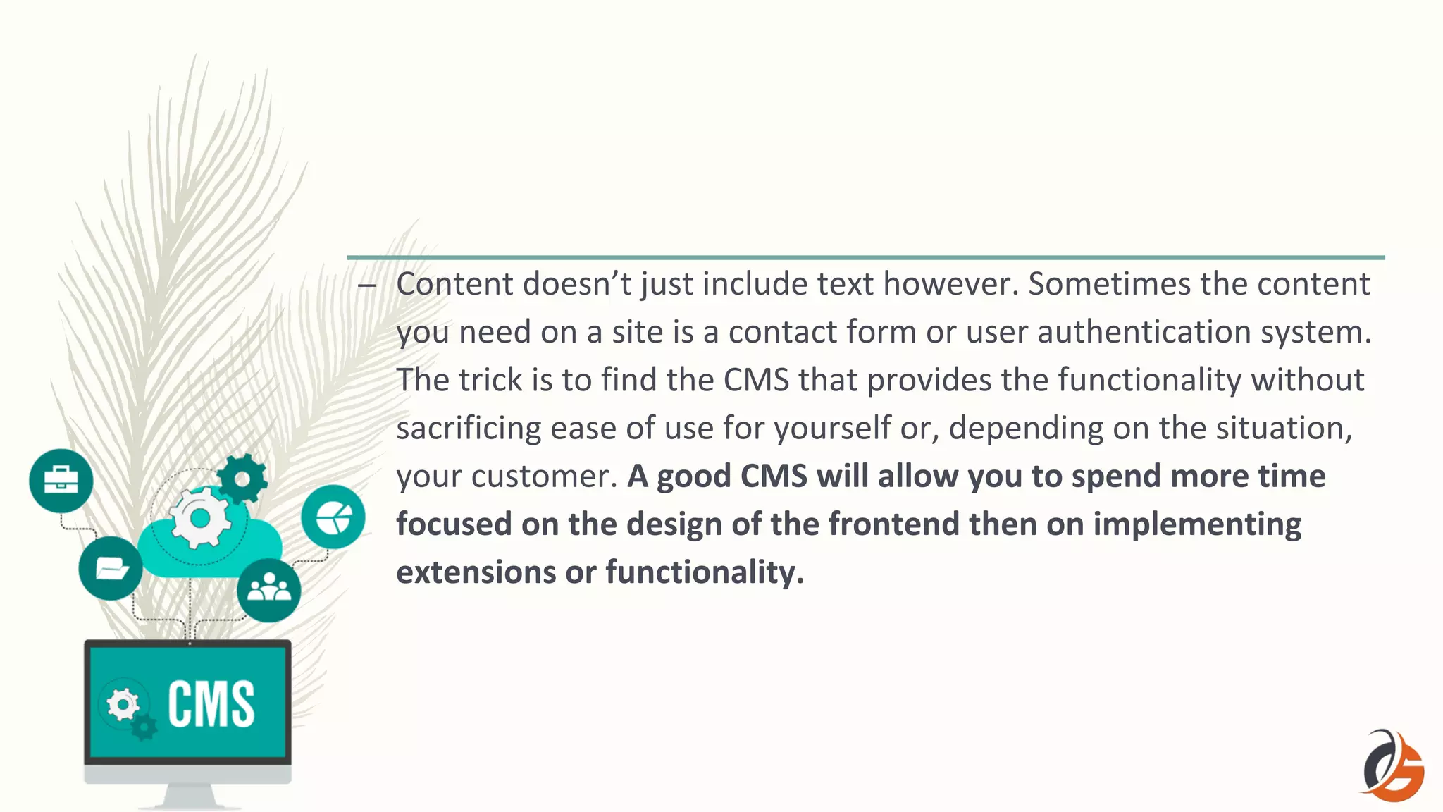 CMS Website Development | PPT