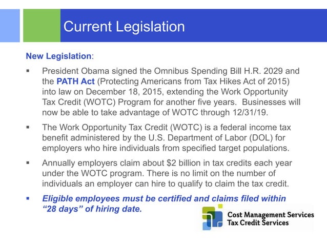 WORK OPPORTUNITY TAX CREDIT: HOW EMPLOYERS CAN MAXIMIZE HIRING ...