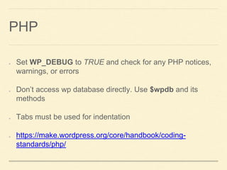 Wordpress theme submission requirement for Themeforest | PPT