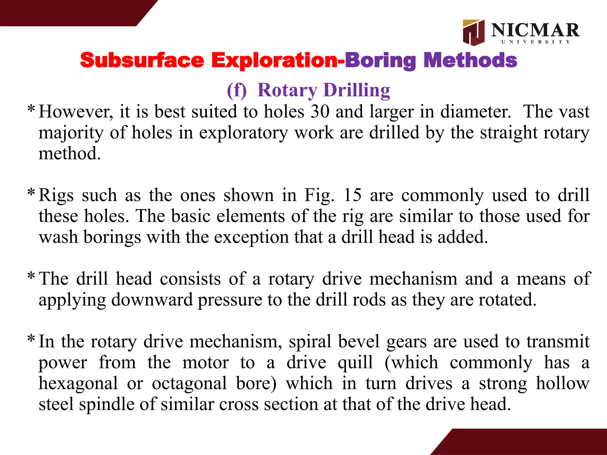 CMT-L11-Boring methods.pptx in construction industry | PPTX