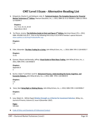 Cmt level1-reading | PDF