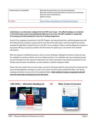 Cmt level1-reading | PDF